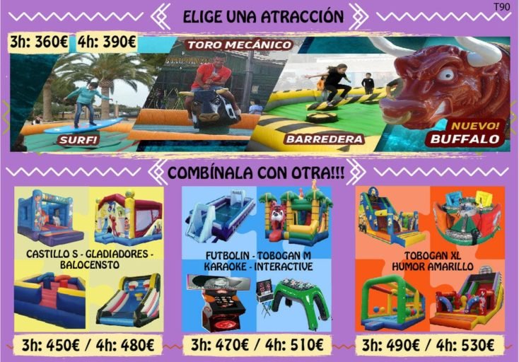 🔥 Precios de Alquiler de Castillos Hinchables Torrevieja, Benidorm